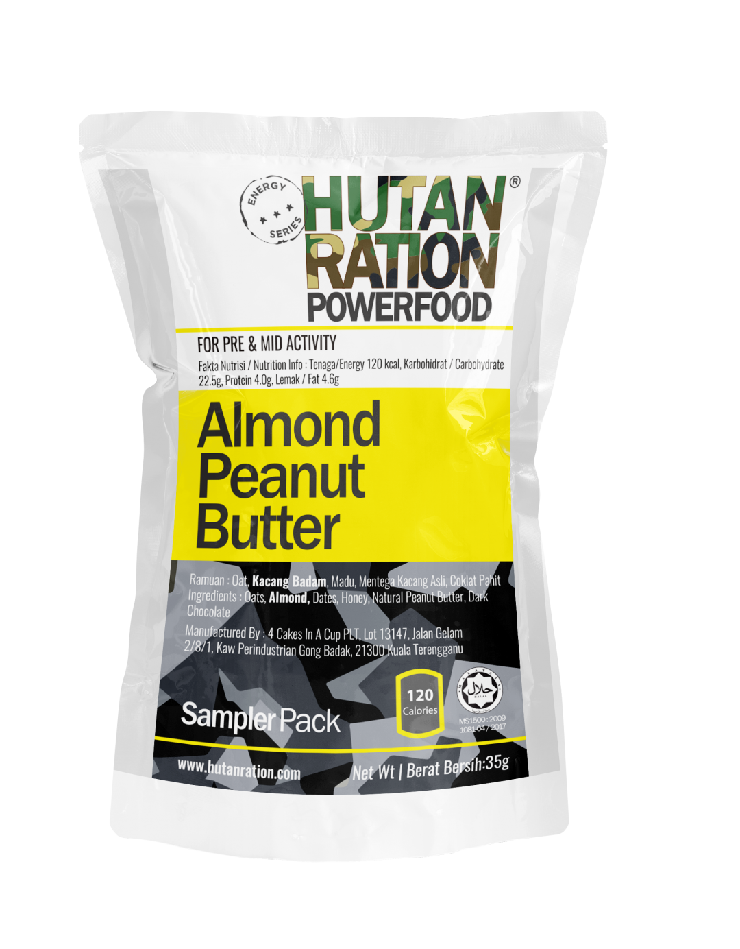 Lite Pack (4pcs x 35g) - Hutan Ration